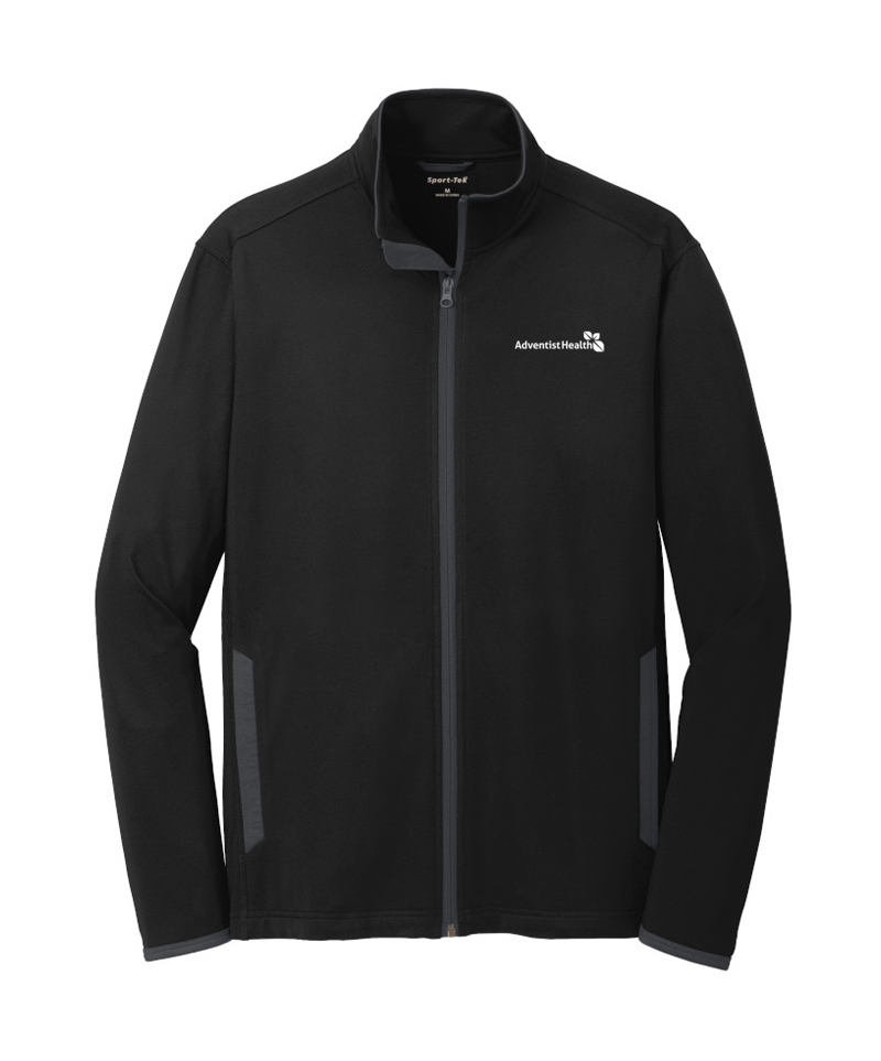 Sport-Tek® Sport-Wick® Stretch Contrast Full-Zip Jacket