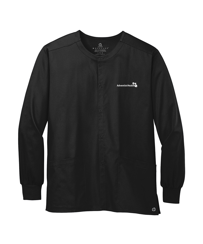 WonderWink Scrubs Unisex WorkFlex Snap-Front Jacket